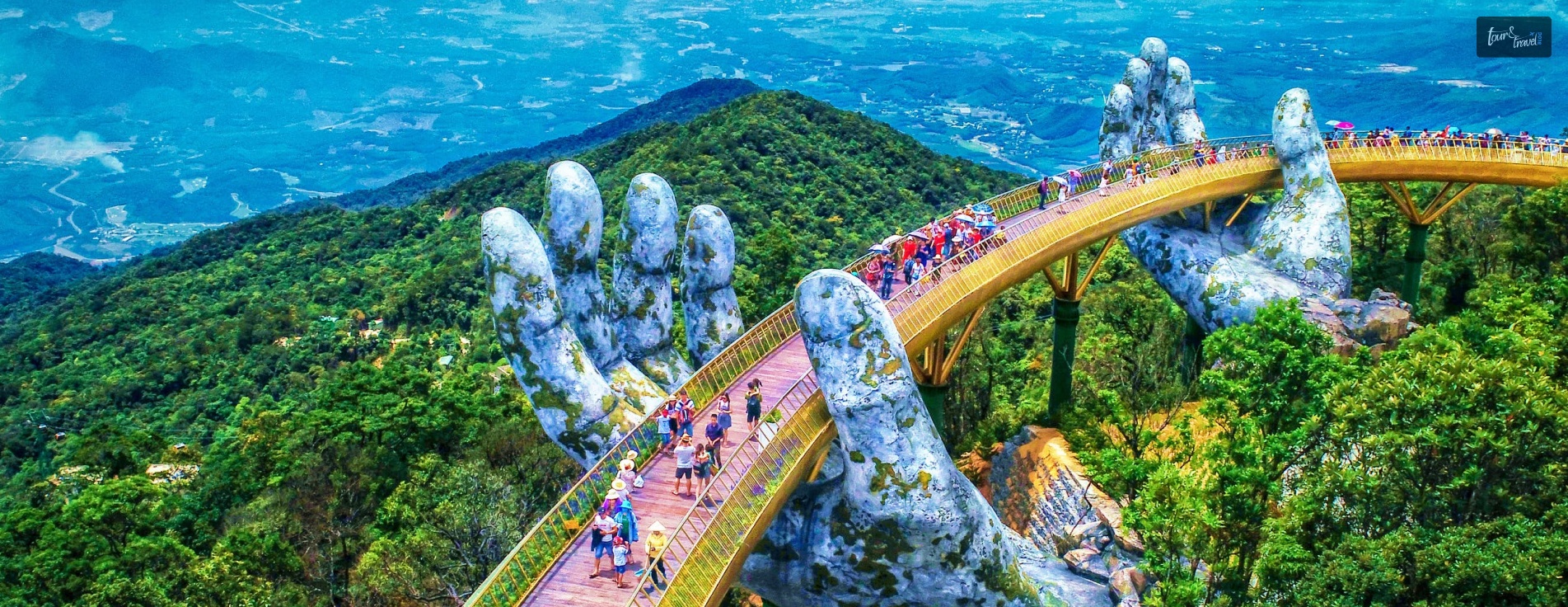 Exploring The Magic Of Vietnam's Golden Hand Bridge!